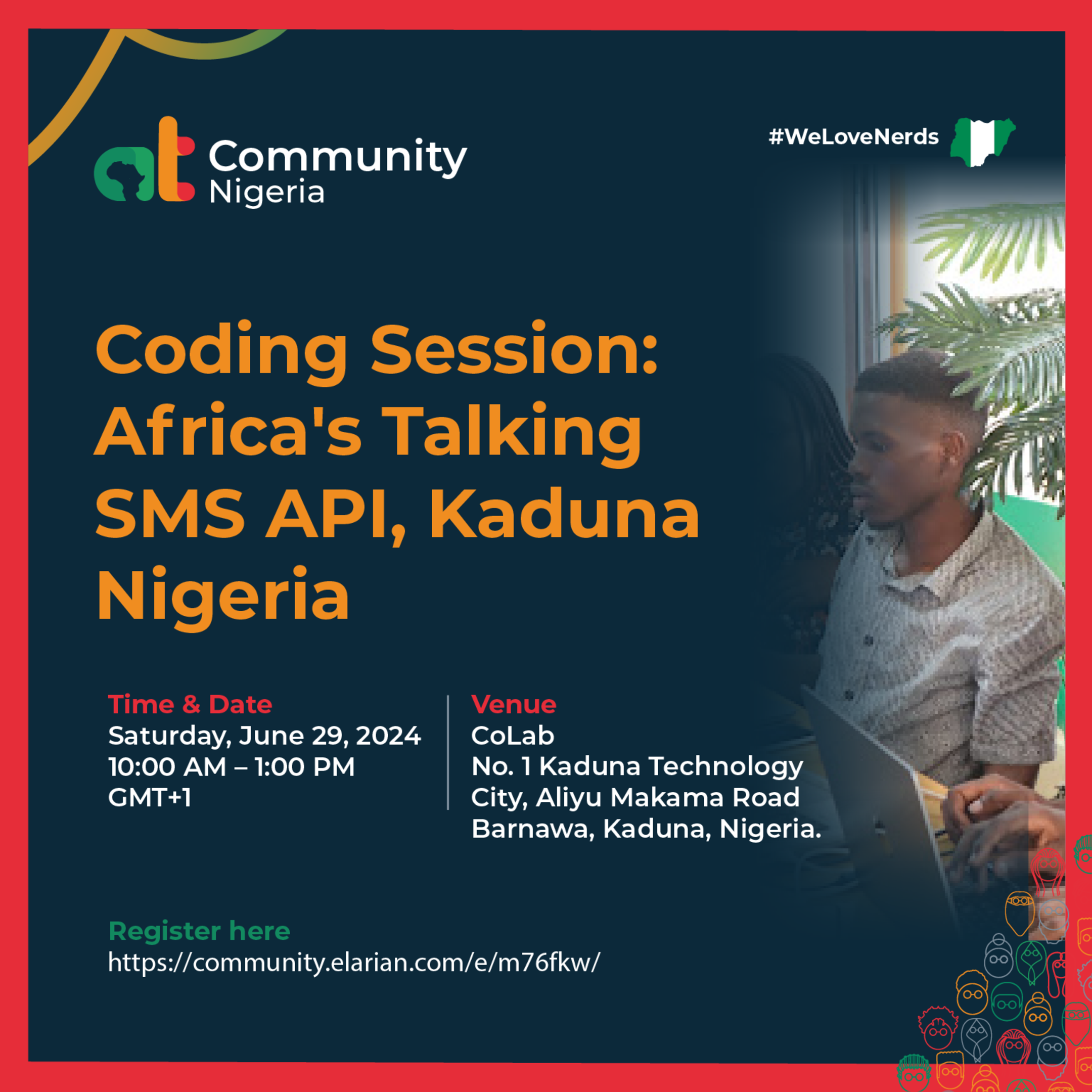 See Coding Session Africa S Talking Sms Api Kaduna Nigeria At Africas Talking Africa S Talking